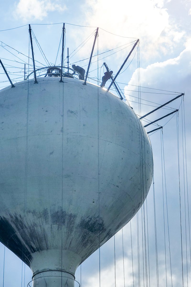 Edina Water Tower Maintenance Project Underway – The Edina Sentinel