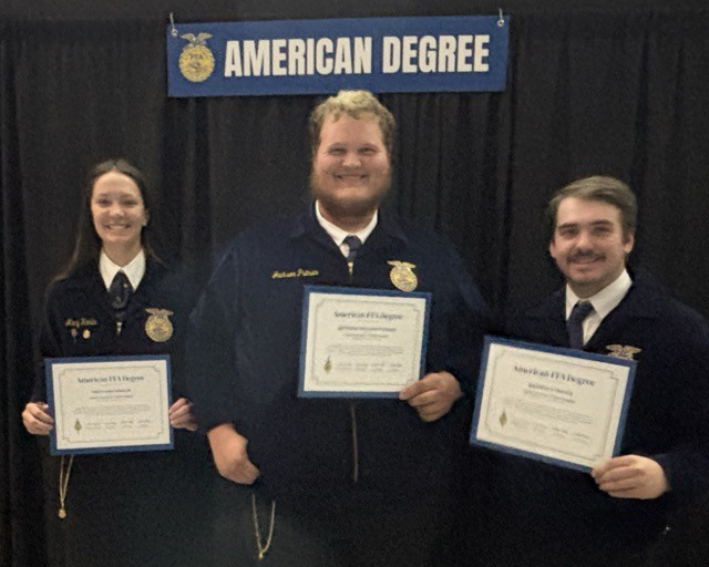 FFA Members Receive American Degree – The Edina Sentinel
